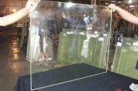 China Ct Room Customized Radiation Protection Lead Glass Size 800mm*1200mm Transparent for sale