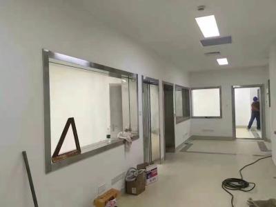 China Ct X Ray Room Window 8mm Radiation Protection Lead Glass With Alloy Frame for sale
