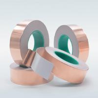 China 0.06mm Thick Mri Room Conductive Adhesive Copper Tape Customized Width for sale