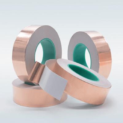 China 0.06mm Thick Mri Room Conductive Adhesive Copper Tape Customized Width for sale