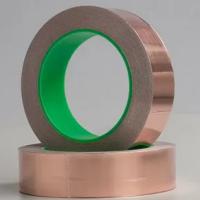 China Custom 50mm Width Conductive Adhesive Copper Tape Rf Shielding for sale