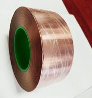 China Emi Rf Shielding Conductive Adhesive Copper Tape 0.06mm for sale