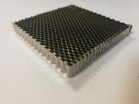 China Brass / Steel Honeycomb Waveguide Air Vents Shielded Material For Emc Texting Room for sale