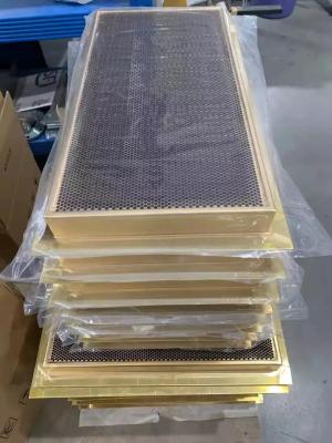 China Rf Cage Shielding Honeycomb Waveguide Air Vents 300 X 300mm Panel for sale