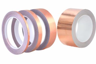 China Magnetic Shielding Conductive Adhesive Copper Tape 0.1mm Thickness For Mri Room for sale