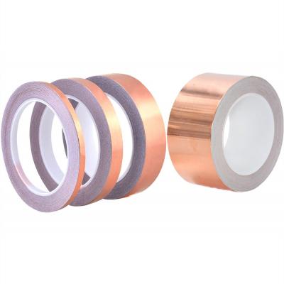 China Up To 120C Temperature Resistant Flexible Conductive Copper Tape Shielding for sale