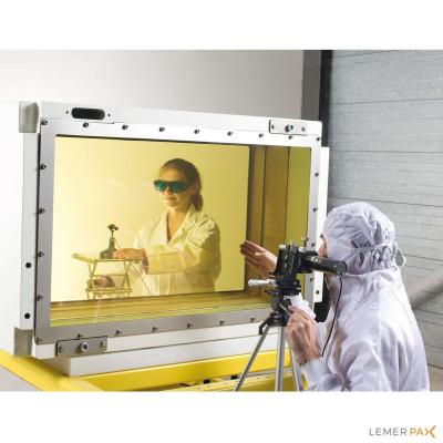 China 2mmpb X Ray Lead Glass Radiation Protection For Xray Ct Room for sale