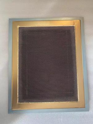 China Brass 25mm Thickness Honeycomb Waveguide Air Vents Faraday Cage Installation for sale