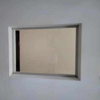 China Rectangular Transparent 8mm X Ray Proof Glass Radiation Protective 2.5kg/M2 for sale