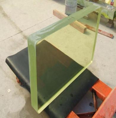 China Radiation Protection X Ray Lead Glass 12mm Up To 150kv With Absorption >99.9% for sale
