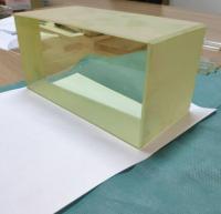 China Polished Lead Glass Radiation Protection With >99.9% Absorption for sale