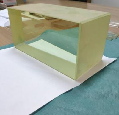 China Polished Lead Glass Radiation Protection With >99.9% Absorption for sale