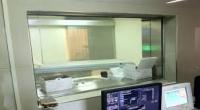 China Wooden Case Transparent 8mm Radiation Protection Glass Light Transmittance ≥90% for sale