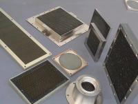 China High Air Flow Light Weight Honeycomb Waveguide Air Vents High Temperature Resistance for sale