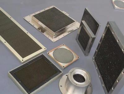 China High Air Flow Light Weight Honeycomb Waveguide Air Vents High Temperature Resistance for sale
