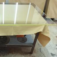 China Scientific Experiments Essential Radiation Proof Glass Round Transparent for sale
