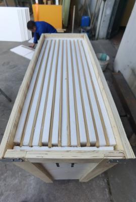 China Transmittance 90% Radiation Shielding Glass Medical Equipment Parts Reflection 1% for sale