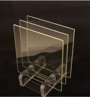 China Industrial Radiation Protection Lead Glass Light Transmittance ≥90% Radiographic ≥99.97% for sale