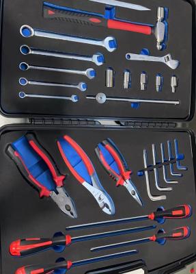 China Black Color Non Magnetic Tool Kit Hard Plastic Case Non Magnetic Features for sale