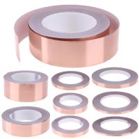 China Flexible Heat Resistant Double Sided Copper Tape With Strong Adhesion for sale