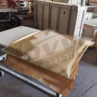 China Fine Polished Radiation Shield Glass with 0.2A Leakage Current for Medical Scan & Lab Application for sale