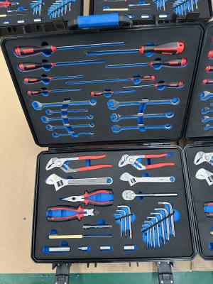 China ISO 9001 Certified Non Magnetic Tool Kit Silver With Red Handles Featuring Anti Static Safety Feature Ideal for Precision Work for sale