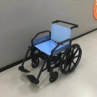 China 40 cm Seat Depth Non Magnetic Wheelchair with Aluminum Alloy Frame and 24-inch Solid Wheels for MRI Safety for sale