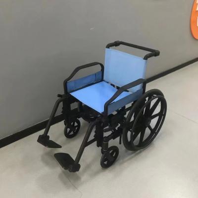 China 40 cm Seat Depth Non Magnetic Wheelchair with Aluminum Alloy Frame and 24-inch Solid Wheels for MRI Safety for sale