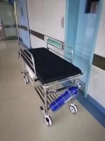 China Heavy Duty 240Kg Load Non Magnetic Stretcher with Adjustable Backrest for MRI and CT Scans for sale