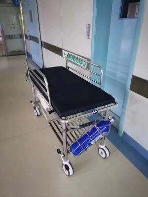 China 5 Inches Caster Diameter Non-Magnetic MRI Stretcher with Patient Warming System and Surface Resistivity Below 10⁹ Ohms for sale