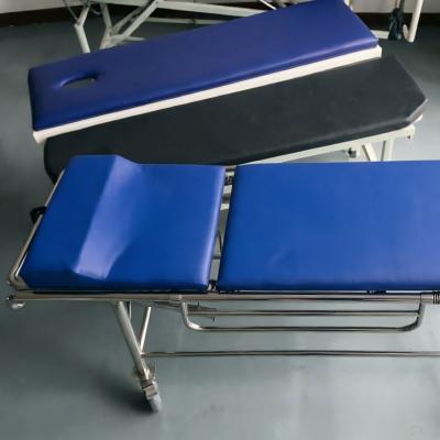 China Non Magnetic MRI Transfer Stretcher with 240 Kg Max Load and 4 Ergonomic Handles for Safe Patient Transport for sale