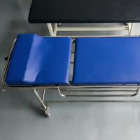 China Non Magnetic MRI Stretcher with Self Locking Guardrail Easy To Clean And Disinfect and Three Adjustable Straps for sale