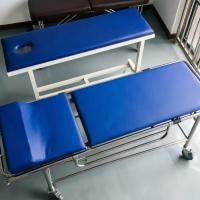 China Foldable Non-magnetic Aluminum Alloy MRI Stretcher with 240 Kg Max Load for Patient Transport for sale