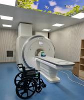 China Non Magnetic Wheelchair with 100kg Load Capacity Foldable and Adjustable Armrest for MRI Use for sale