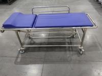 China Height Adjustable 22 To 32 Inches Non Magnetic Medical Stretcher Spine Board Stretcher Ideal For Safe Patient Transport And Emergency for sale