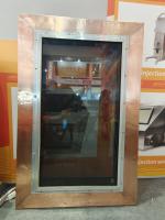 China MRI RF Shielded Window with Double-Pane Insulating Glass and Brass Mesh Painted Black for Temperature Range -40°C to +85°C for sale