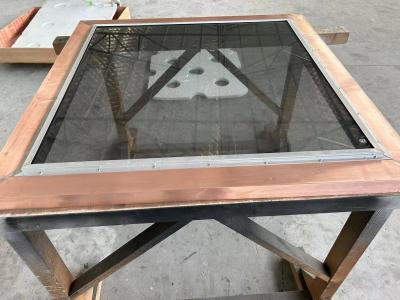 China Tin Plating Surface Finish EMI Shielding Window with 60dB Noise Shielding and 1.5m X 1.2m Size for Sensitive Equipment Protection for sale