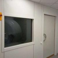 China 1.5m X 1.2m RF Shielded Window with Brass Mesh for 100-110 dB RF Attenuation in MRI Rooms for sale