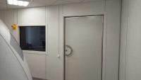China White Powder Coated RF Shielded Door with Customized Opening Pattern and 100 dB RF Attenuation for sale