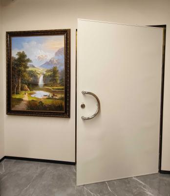 China Powder Coated Double Leaf RF Shielded Door Built for Harsh Environments and MRI Applications for sale