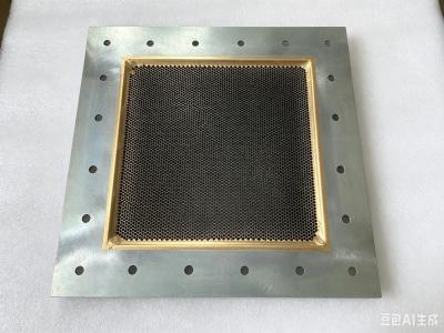 China High Temperature Resistance Honeycomb Waveguide Air Vents Corrosion Resistance Square Shape For Rf Cage Ventilation for sale