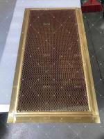 China 300mm X 300mm Ventilation Honeycomb Waveguide Air Vents Window for sale