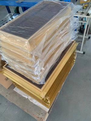 China Electronics Enclosures Honeycomb Waveguide Air Vents High Durability High Air Flow Performance for sale