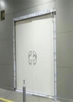 China 10MHz 4ft X 8ft Rf Shielded Doors Brass Mesh Cabinet Installation Pneumatic Copper Metal for sale
