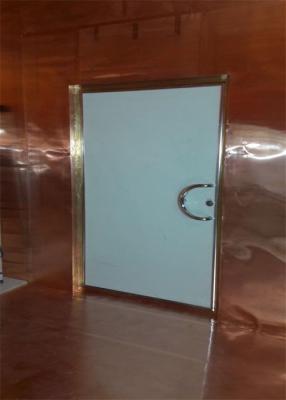 China 2.1 X 1.2m RF Shielded Doors Manual Outward And Right Mri Room Shielding 1GHz for sale