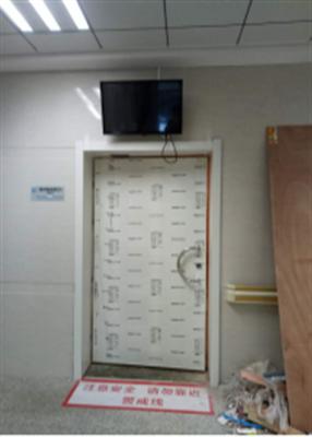 China 1200mm 2100mm Rf Shielding Doors For MRI Rooms With Copper Flange for sale