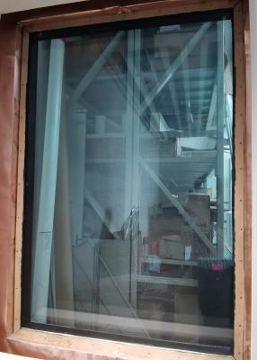 China 100dB Shielding RF Shielded Window with Brass Copper Mesh and 1.2m X 0.9m Visible Dimension for sale