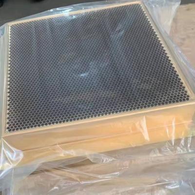 China Brass Honeycomb Waveguide Air Vents Core 25mm Thickness For Rf Cage Installation for sale