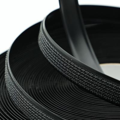 China Abs Pur Hot Melt Adhesive Hook And Loop Black Strap Customizable Length for sale
