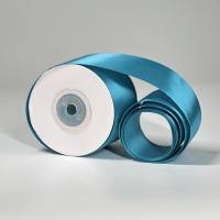 China Waterproof Polyester Ribbon Outdoor Yellow Poly Satin Ribbon for sale
